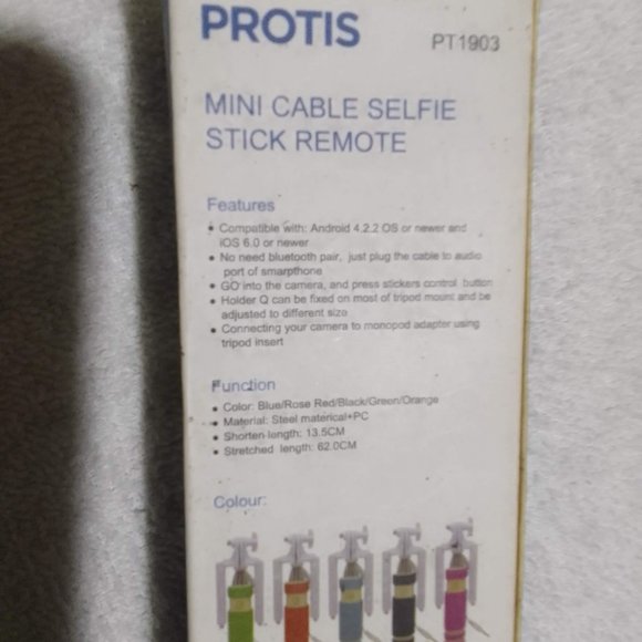 Cameras, Photo & Video | Protis Wireless Mini Cable Selfie Sticks For ...